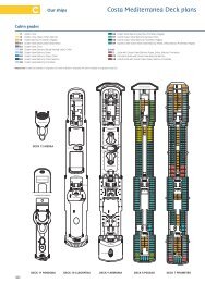Costa Serena Deck plans
