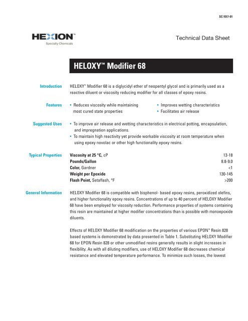 HELOXYâ ¢ Modifier 68 - EV Roberts