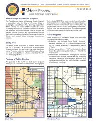 Data Collection Report - Flood Control District of Maricopa County
