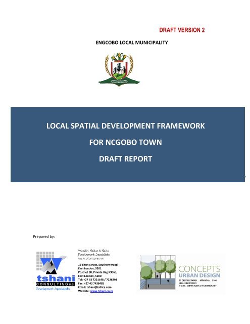draft Ngcobo Final LSDF.pdf - Provincial Spatial Development plan