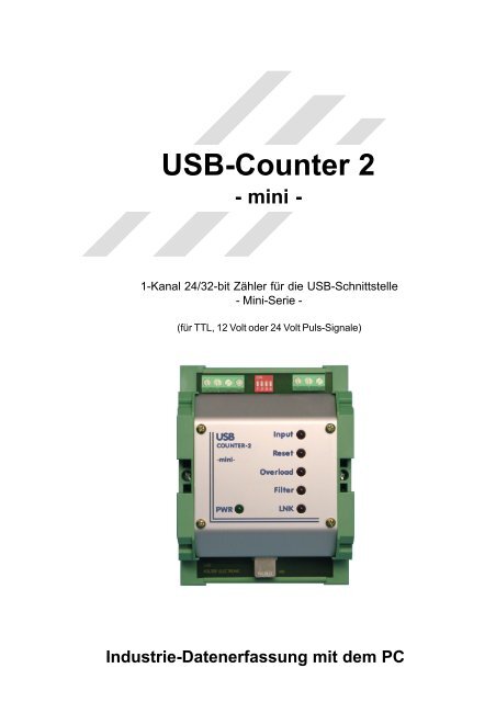 USB-Counter 2 - Kolter Electronic