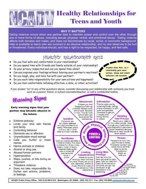 Healthy Relationships for Teens and Youth - Hope-Eci.org