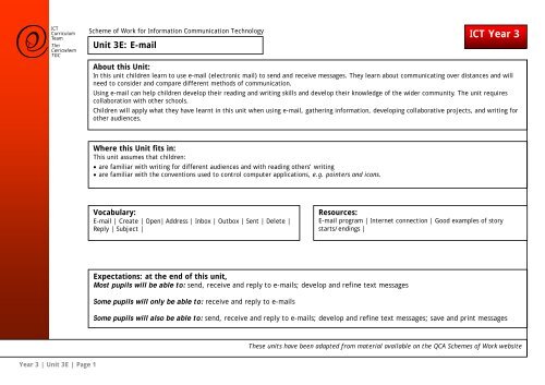 ICT Year 3 - Learn-ICT