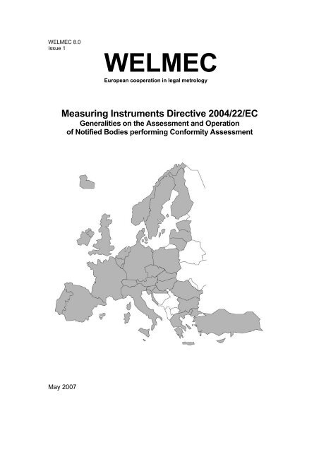 Measuring Instruments Directive 2004/22/EC - WELMEC
