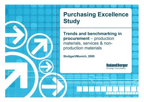 Purchasing Excellence Study