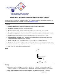 Workstation Ergonomic Evaluation Form - Environmental Health ...