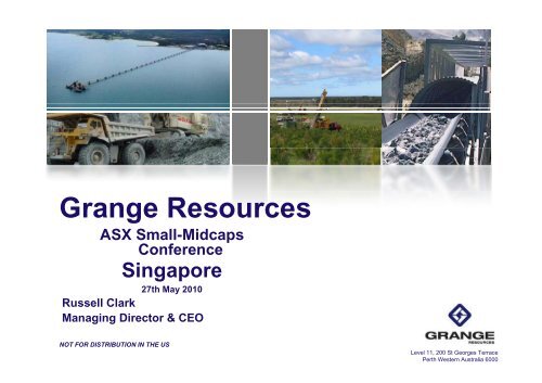 p - Grange Resources
