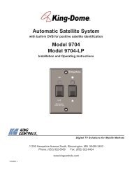 2000 / 3000 Installation / Operation Instructions - King Controls