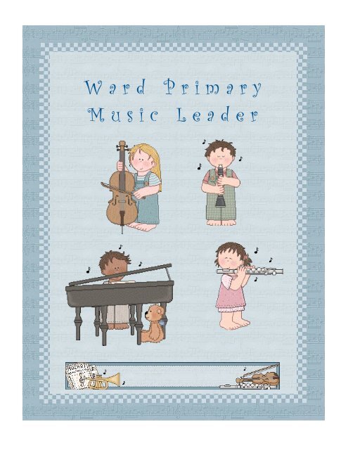 Primary Music Leader Handout - JollyJenn.com