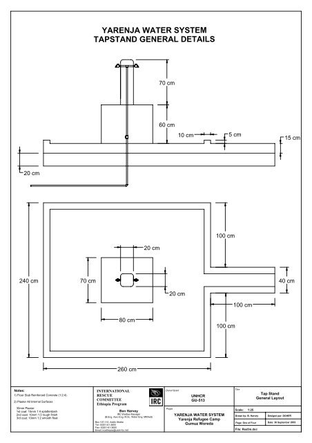 yarenja water system tapstand general details - The Water ...