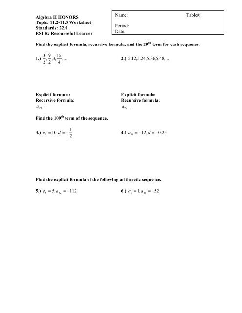 Algebra II HONORS Topic 11 2 11 3 Worksheet Standards 22 0 algebra-ii-honors-topic-11-2-11-3-worksheet-standards-22-0