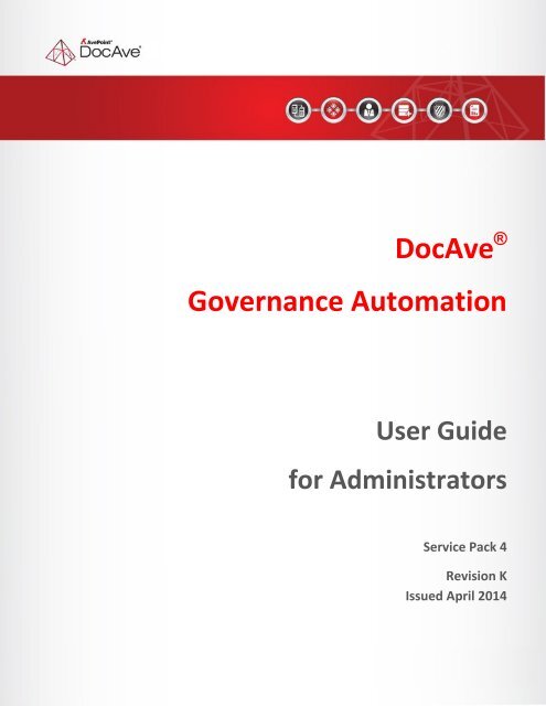 DocAve Governance Automation User Guide for ... - AvePoint