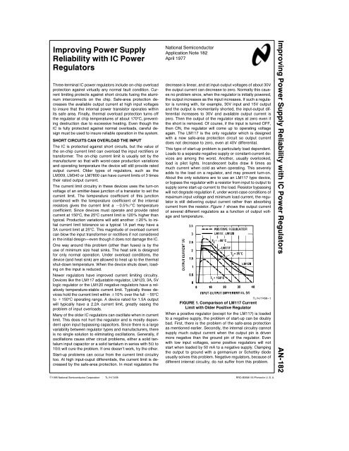 Inproving Power Supply Reliability with IC Power ... - Shrubbery.net