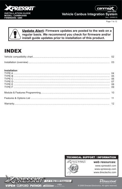 Vehicle Canbus Integration System - XpressKit.com