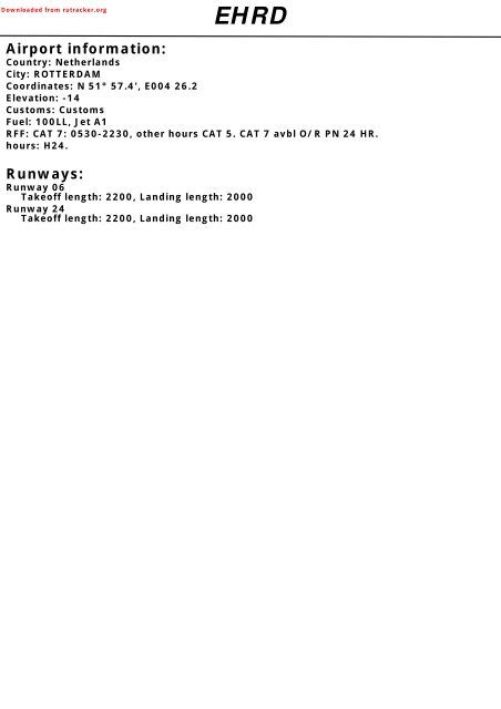 JeppView : EHRD (22 charts)