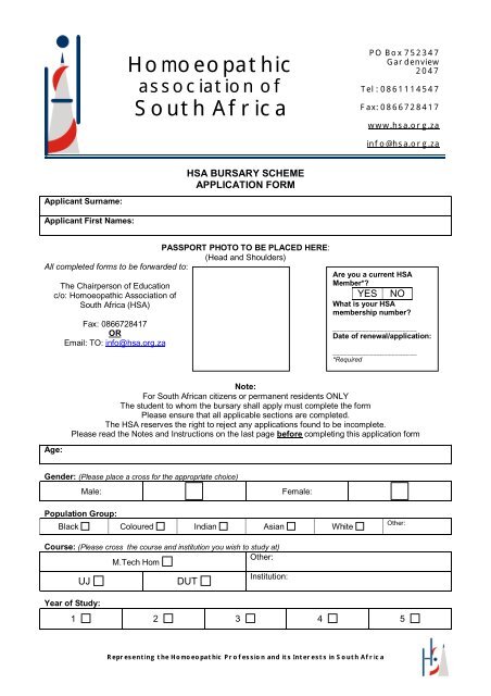 HSA Bursary Fund Application Form (2013).pdf