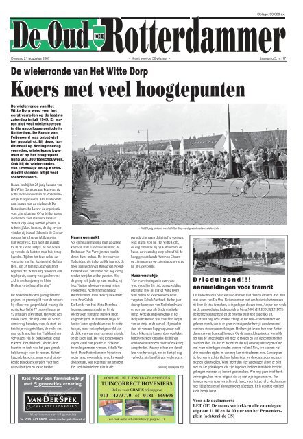 Jaargang 3, nr 17, week 34 - De Oud Rotterdammer