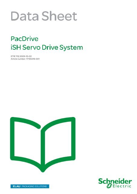 Data Sheet PacDrive iSH Servo Drive System