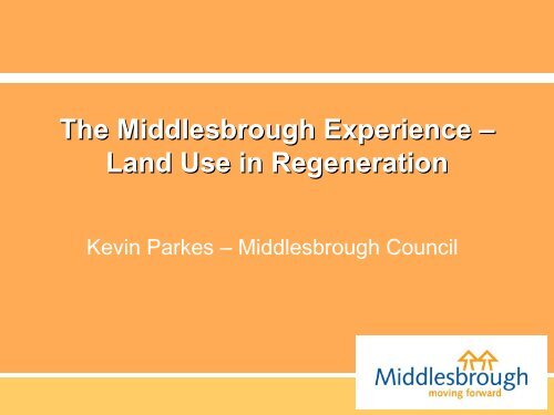 Kevin Parkes - Head of Planning and Regeneration Programmes ...