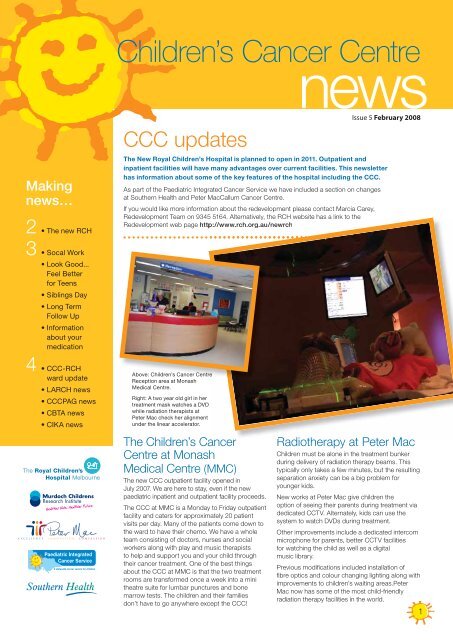 CCC Newsletter - The Royal Children's Hospital