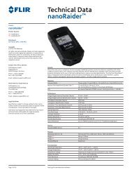 Technical Data identiFINDER® 2 - FLIR.com - FLIR Systems