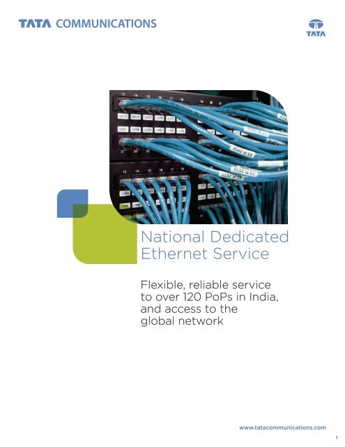 National Dedicated Ethernet Service - Tata Communications