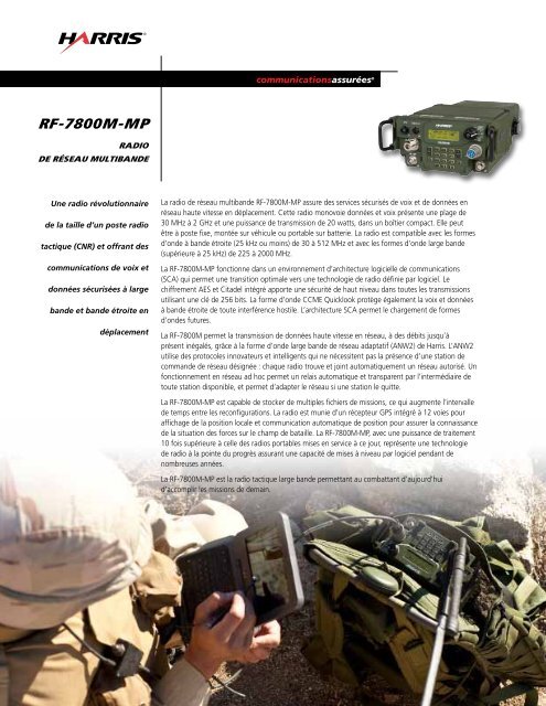 RF-7800M-MP - Harris RF Communications - Harris Corporation