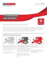 PTV Map&Guide Brochure