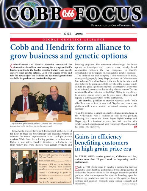 Cobb_Focus_One_2008_English - Cobb-Vantress