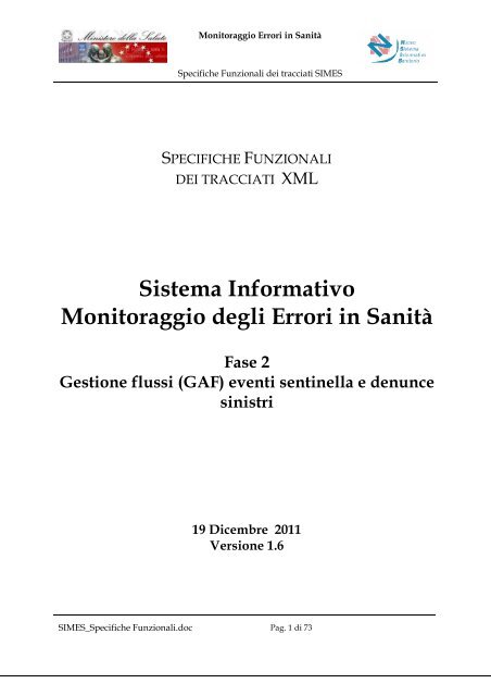 File Allegato SIMES Specifiche Funzionali - Agenda Digitale ...