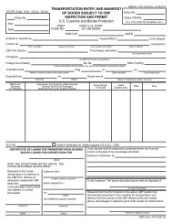 CBP Form 3461 - Instructions U.S. Customs and Border ... - Forms