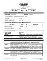 Download MSDS - Xcel Lubricants