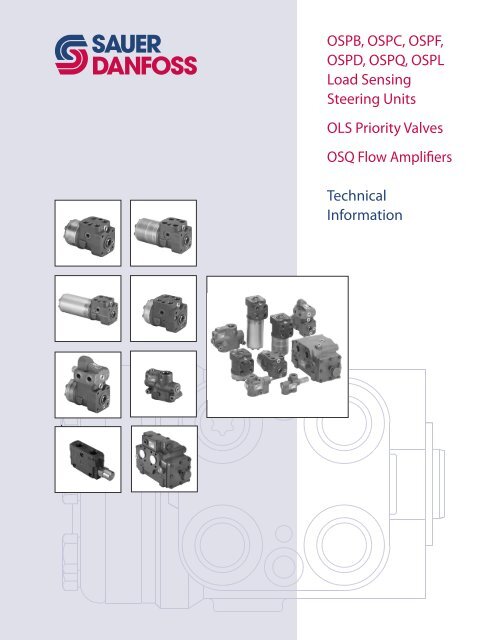 Sauer-Danfoss series OSP Steering Units