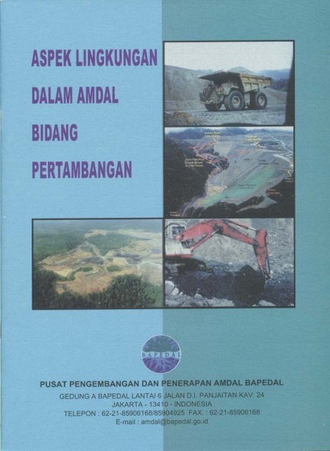 ASPEK LINGKUNGAN DALAM AMDAL - Pusat Sumber Daya Geologi