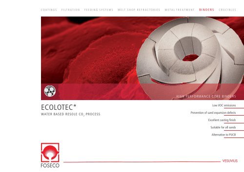 ECOLOTEC* - Foseco