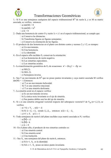 Transformaciones GeomÃ©tricas - ETSI Topografia (UPM)
