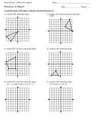 Rotations of Shapes - Kuta Software