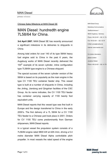 Download pdf-file - MAN Diesel & Turbo SE