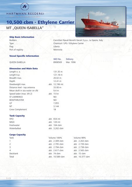 PDF Printable Ship Info - Hartmann Reederei