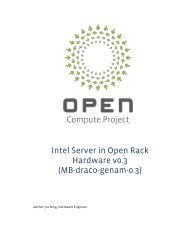 Open Rack Design Guide v1.0 - Open Compute Project