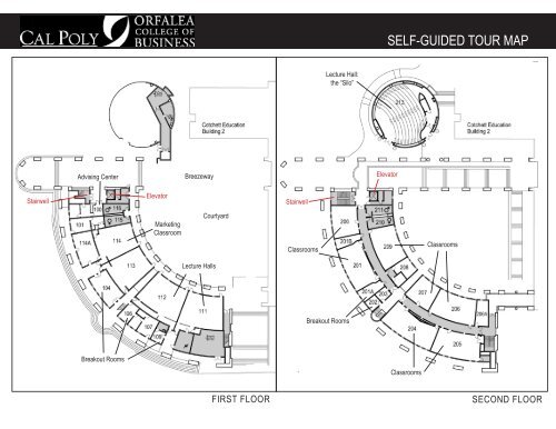 SELF-GUIDED TOUR MAP - Orfalea College of Business