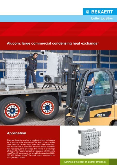 Alucom: large commercial condensing heat exchanger ... - Bekaert