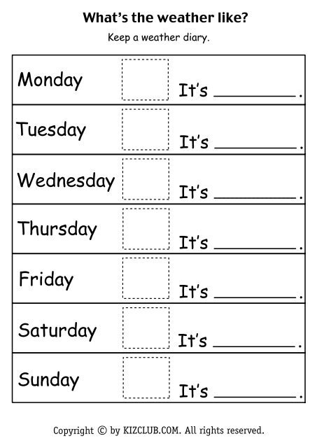 What's the weather like? - Kiz Club