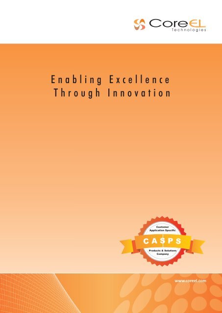 Enabling Excellence Through Innovation - CoreEL Technologies Pvt ...