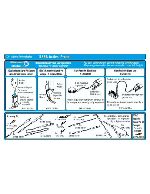 1156A Active Probe - Agilent Technologies