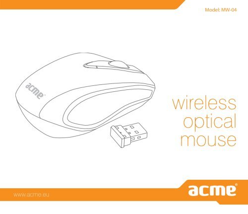 wireless optical mouse - Acme
