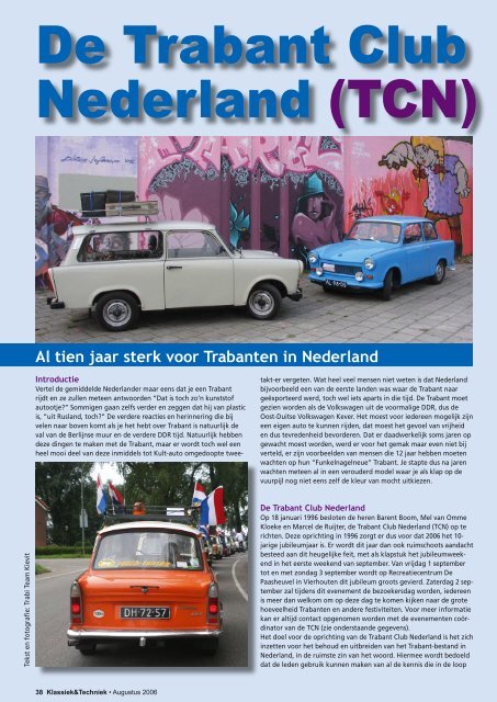 De Trabant Club Nederland (TCN) - Wheels Academy