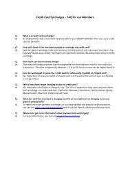 Credit Card Surcharge Notice - Liberty Online