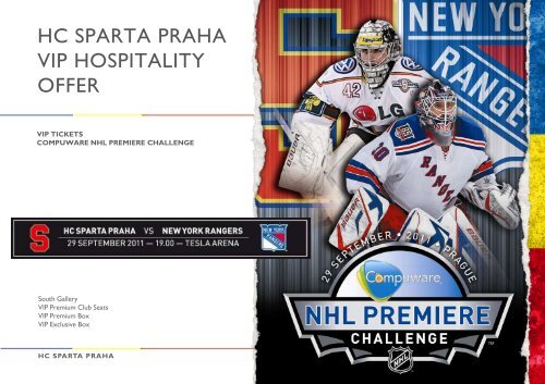 HC SPARTA PRAHA VIP HOSPITALITY OFFER
