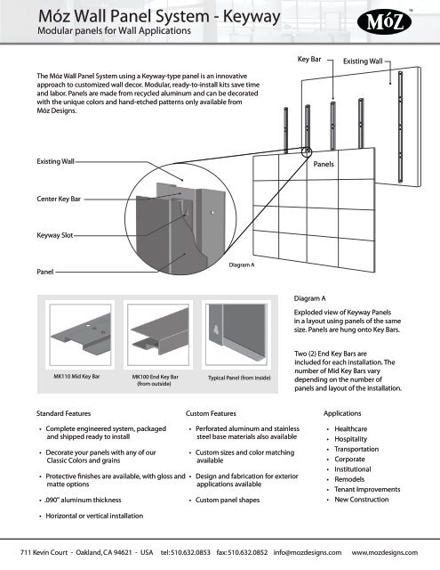 Keyway Panels Technical Information 2 - Moz Designs